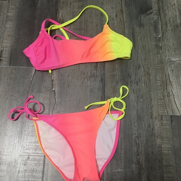 Target | Swim | Neon Colored Bathing Suit From Target | Poshmark